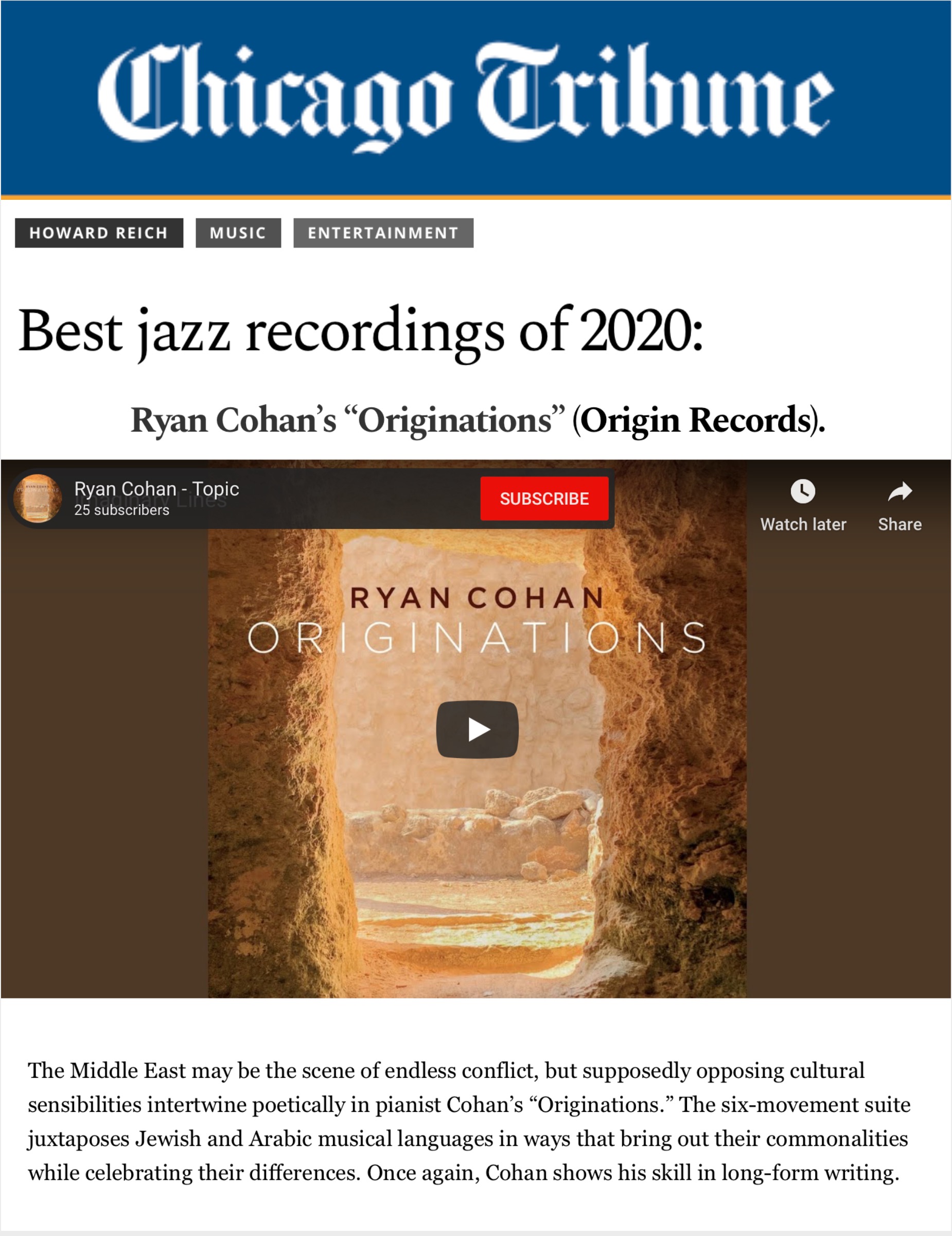 Ryan Cohan